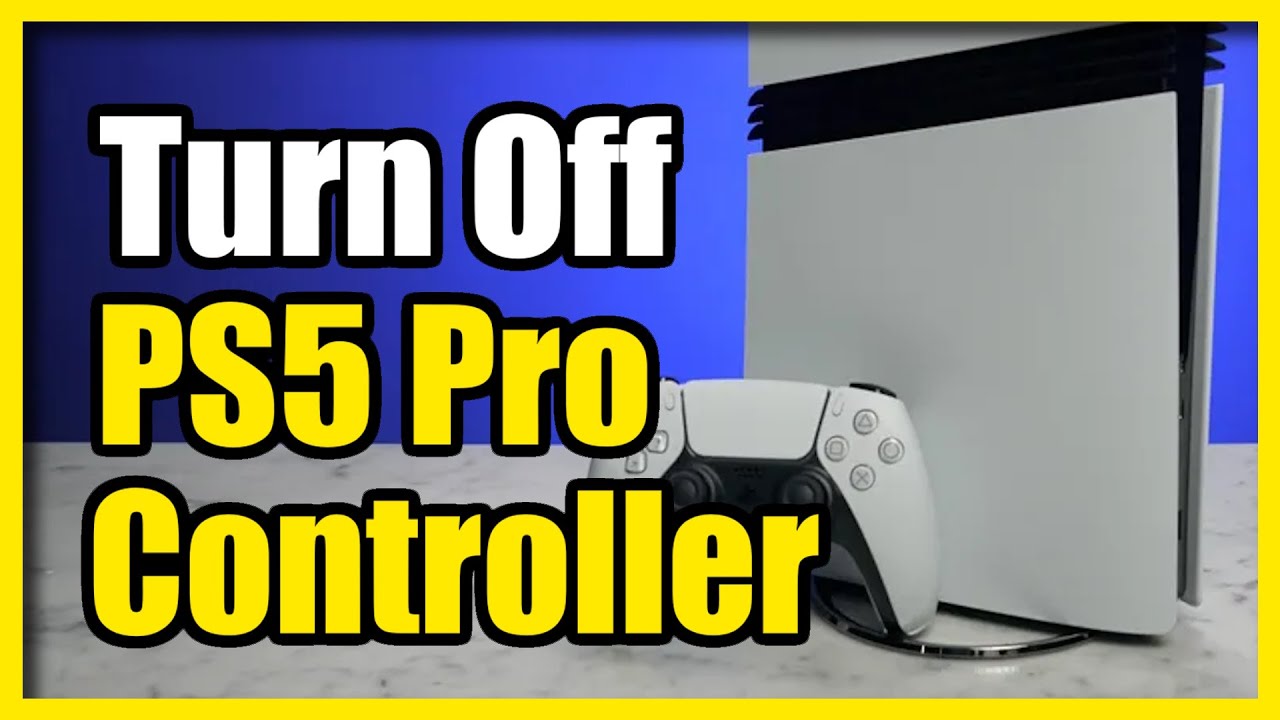 How to Turn Off Controller using the PS5 Pro Console (Easy Tutorial ...