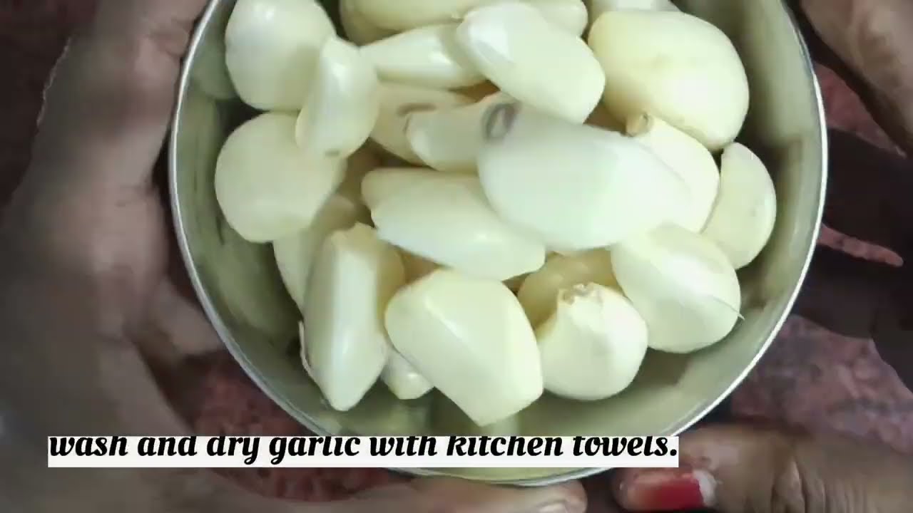 Laba garlic chinese green pickle recipe 🤤This is very tasty. 😋 - YouTube