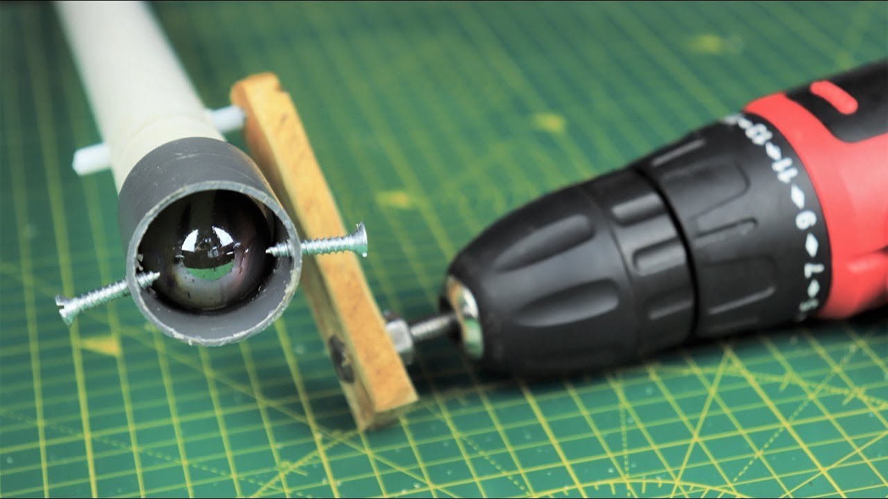 How to Make an Easy Drill Powered Reciprocating Pump |DIY. - YouTube