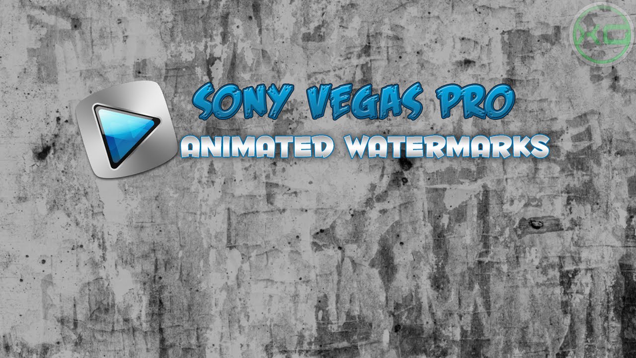 Sony Vegas Pro | How To Create An Animated Watermark - YouTube