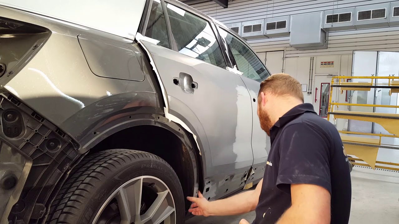 Car Repair: cleaning and masking - YouTube