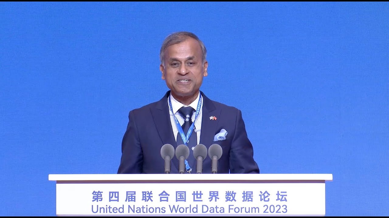 UN Resident Coordinator Siddharth Chatterjee at UN World Data Forum ...