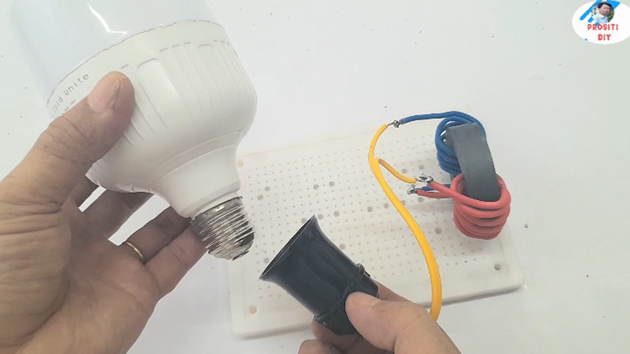 DIY - How to make a coil that generates electricity with a round magnet ...