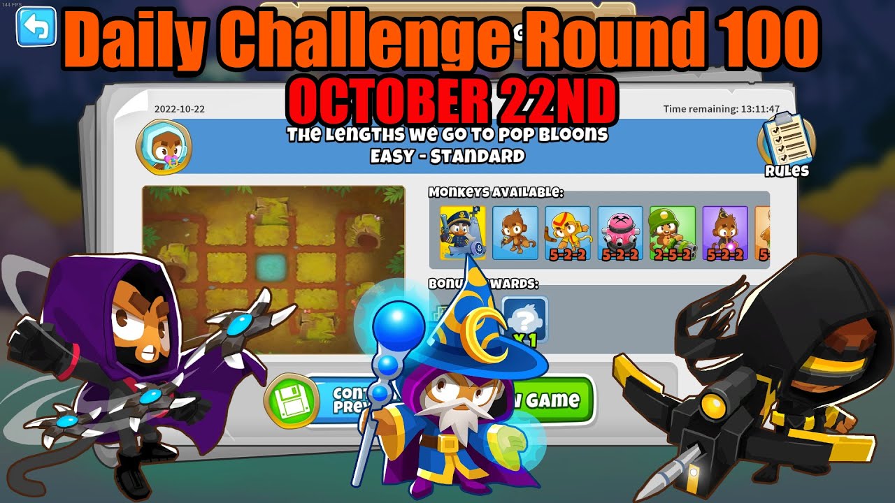 BTD6 - 'The Lengths We Go To Pop Bloons' Daily Challenge Round 100 ...