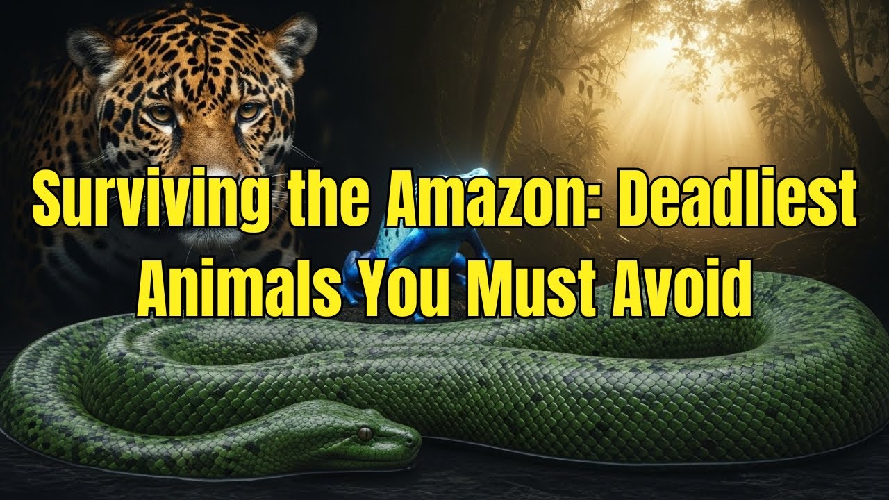 Surviving the Amazon: Deadliest Animals You Must Avoid - YouTube