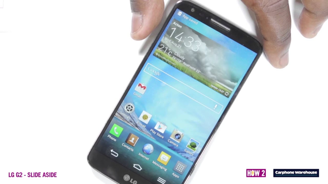 LG G2 HOW 2 SLIDE ASIDE - YouTube