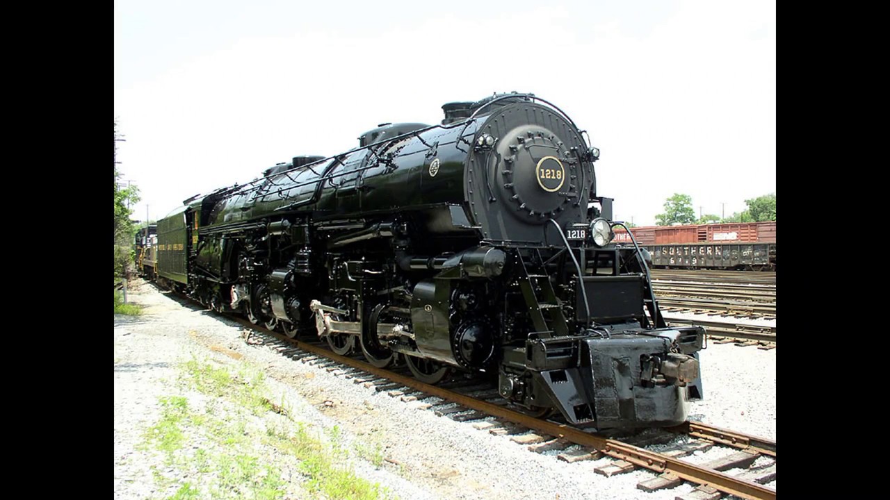 N&W Y6B 2197 & N&W Class A 1218 - YouTube