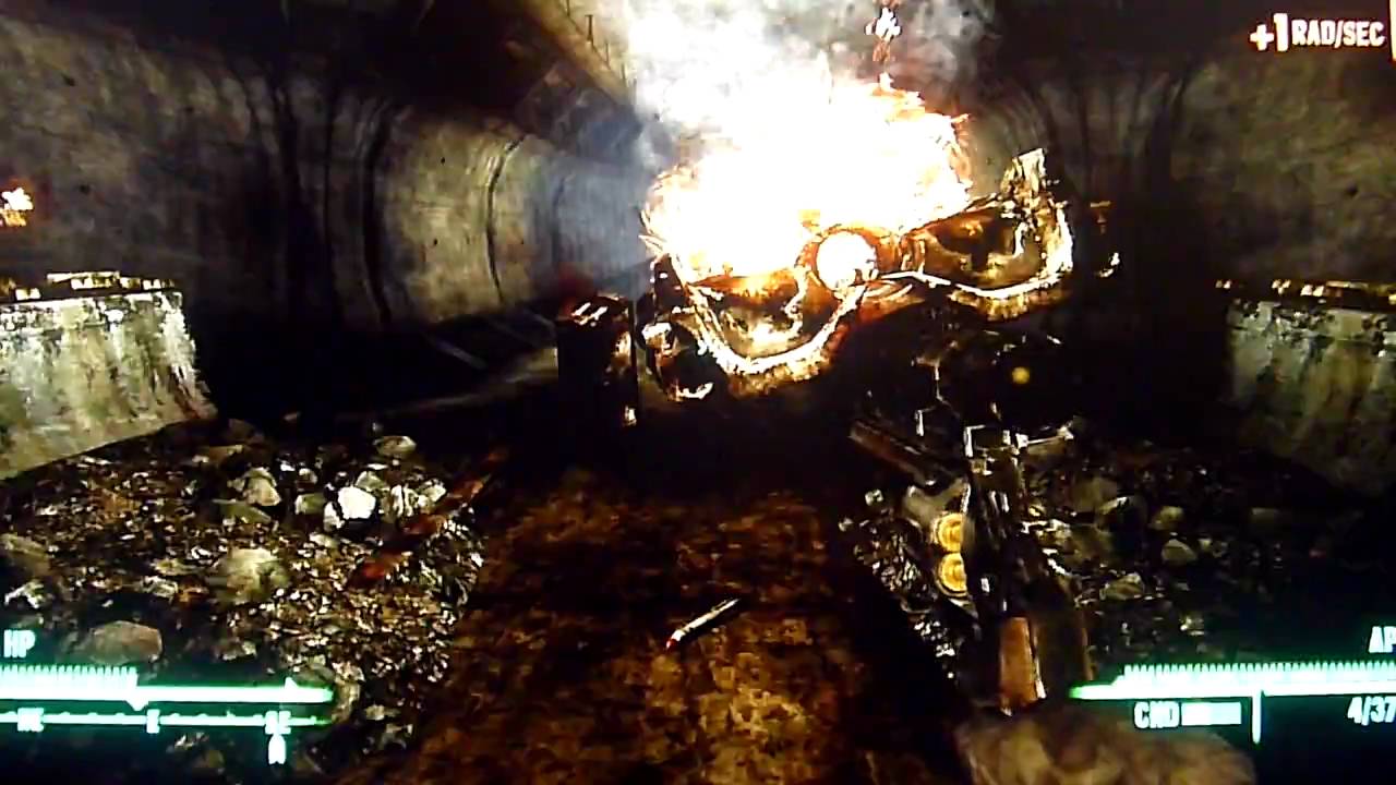Fallout 3 Car, Mine, Granade, Mini Nuke Detonation - YouTube