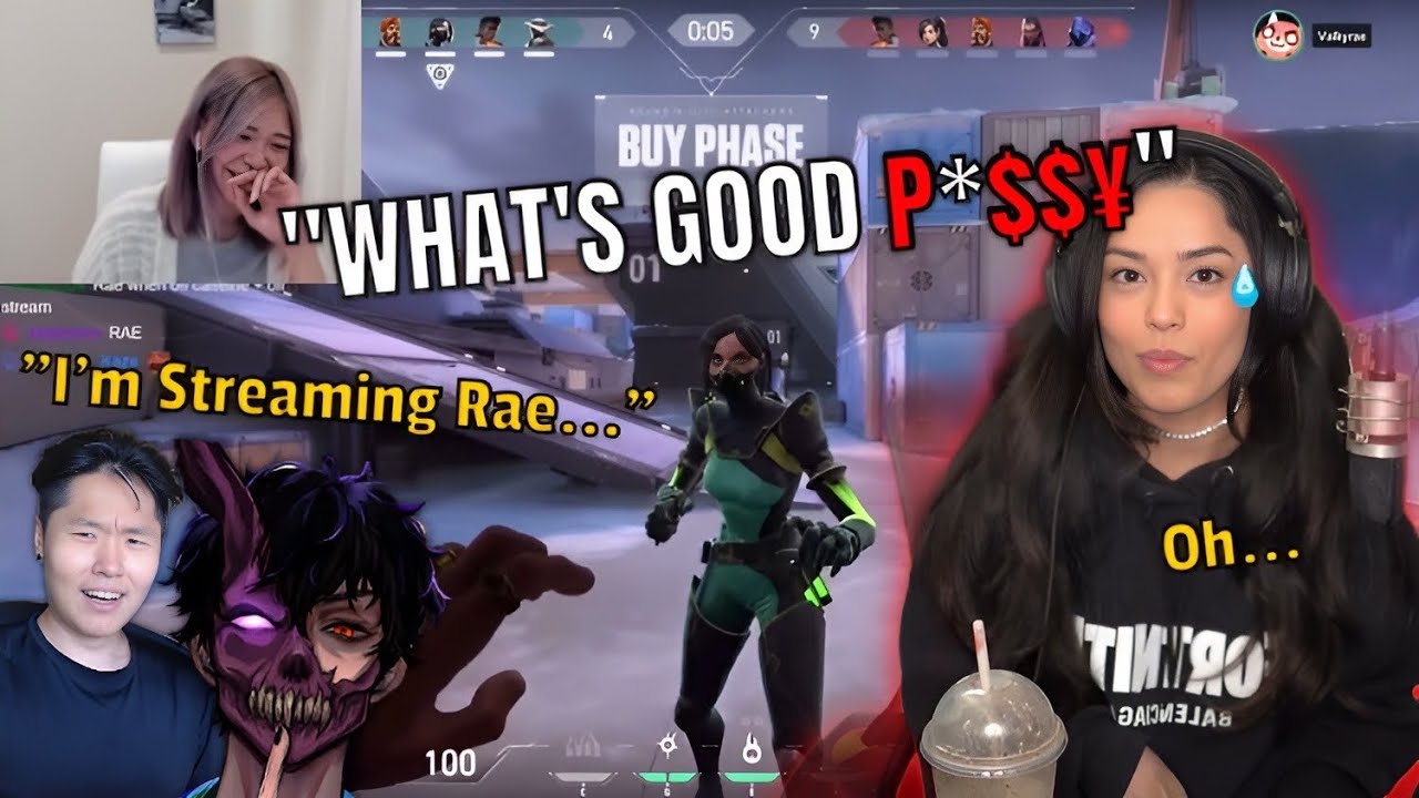 Off-Stream Valkyrae forget her Friends were Streaming - YouTube