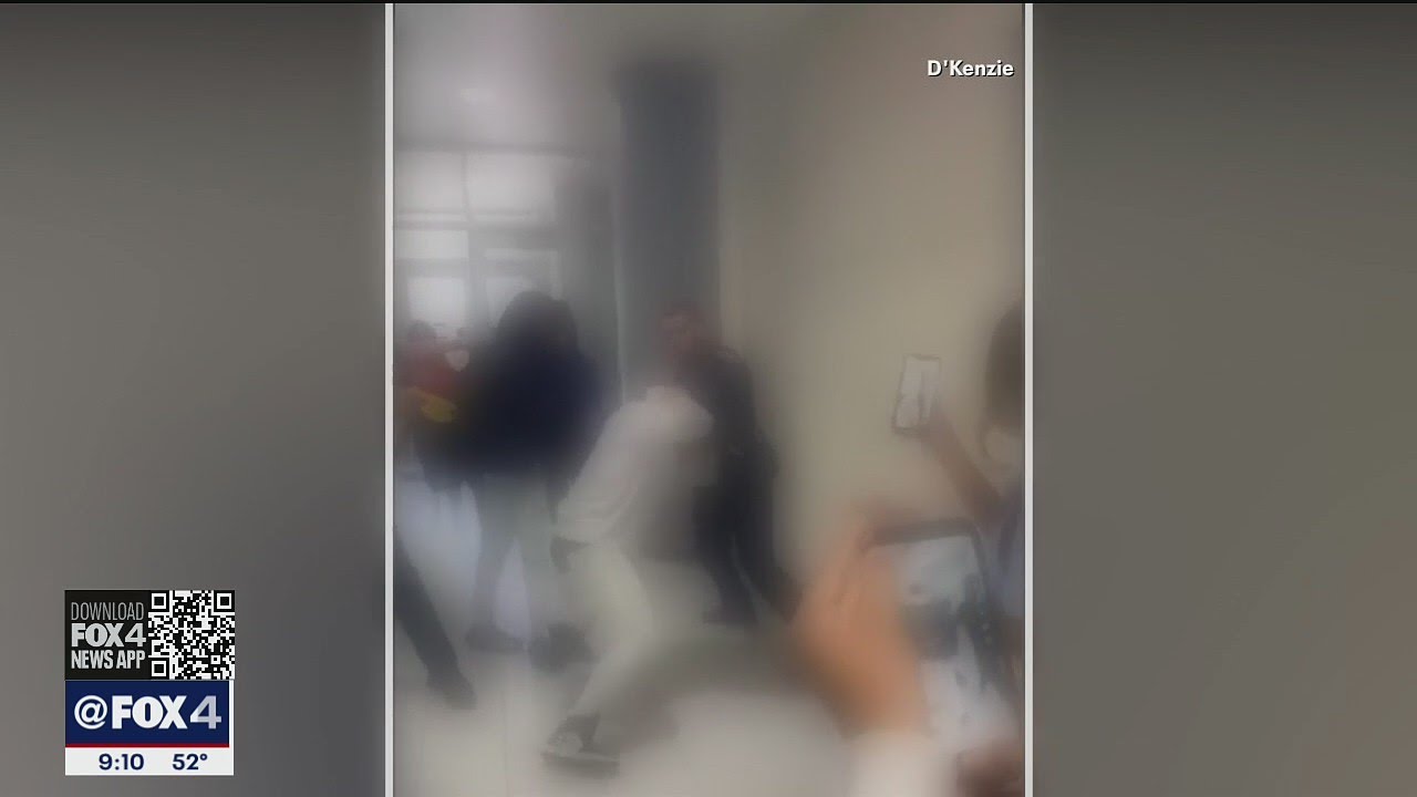 Little Elm students arrested during protest - YouTube