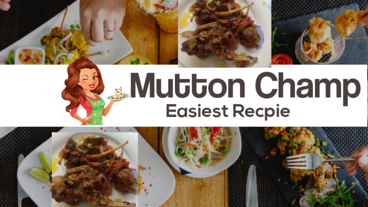 Easiest Mutton Champ Recipe | Bakry ki Chanp🍽🥘 - YouTube