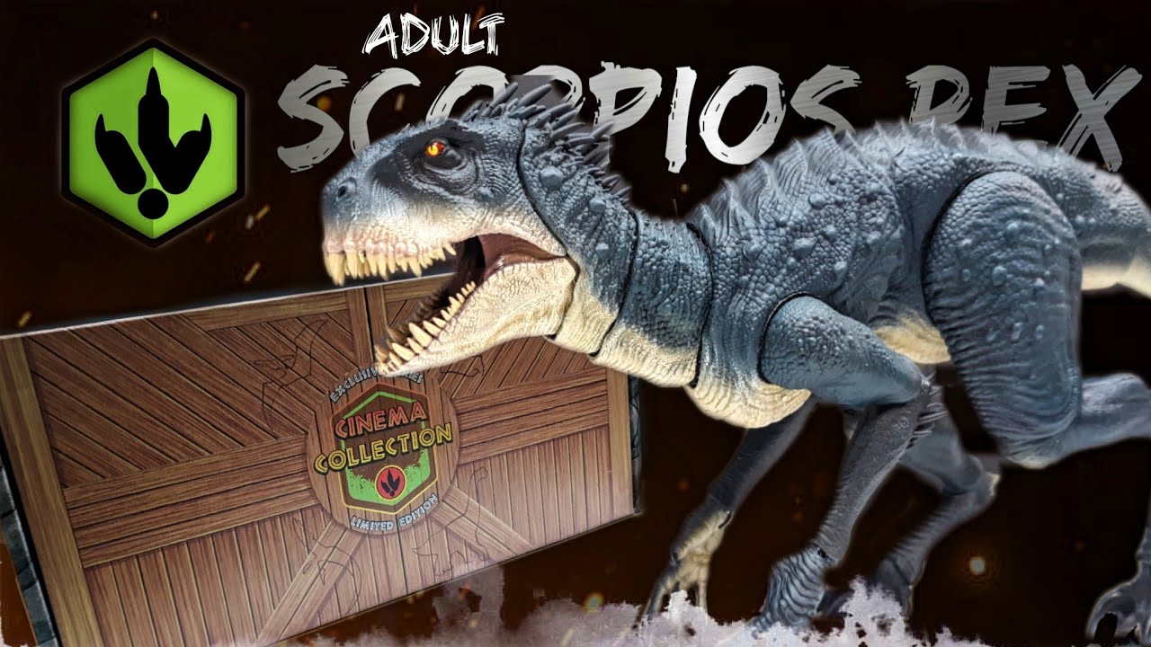 2022 Jurassic Justin Cinema Collection Adult Scorpios Rex Review ...