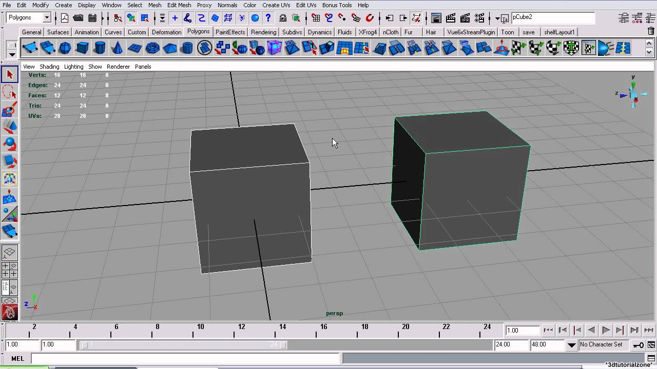 How To Find The Polycount In Maya - YouTube
