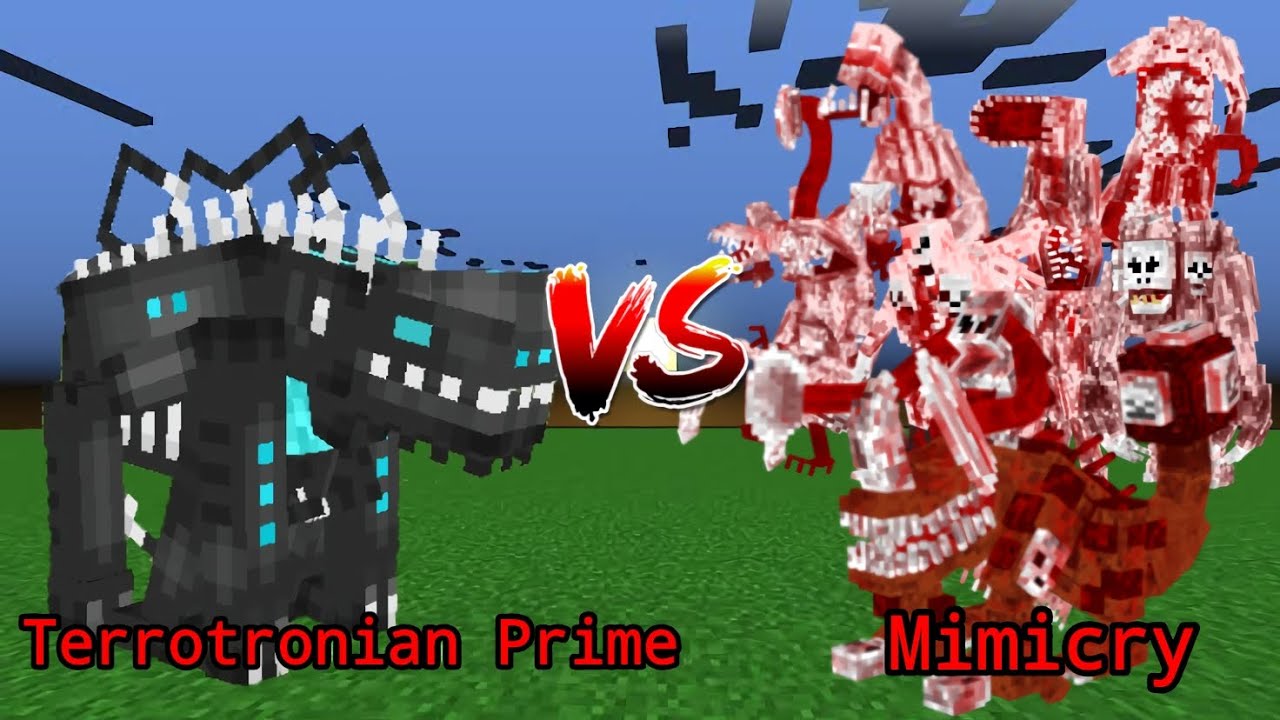 Terrotronian Prime vs Mimicry | Minecraft Mob Battle - YouTube