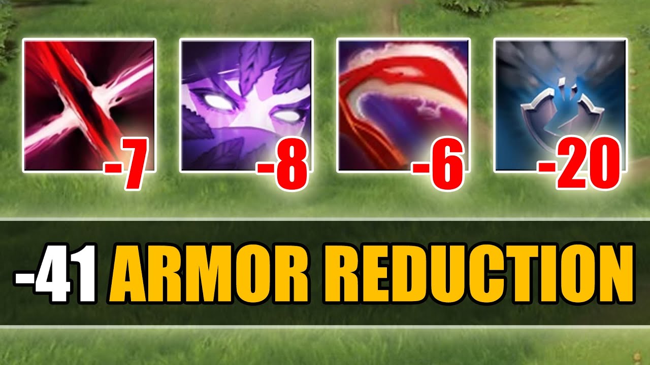 ONE SHOT with -41 Armor Reduction | Dota 2 Ability draft - YouTube