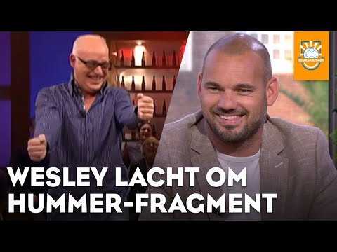 Wesley Sneijder kan wel lachen om Hummer-fragment | DE ORANJEZOMER