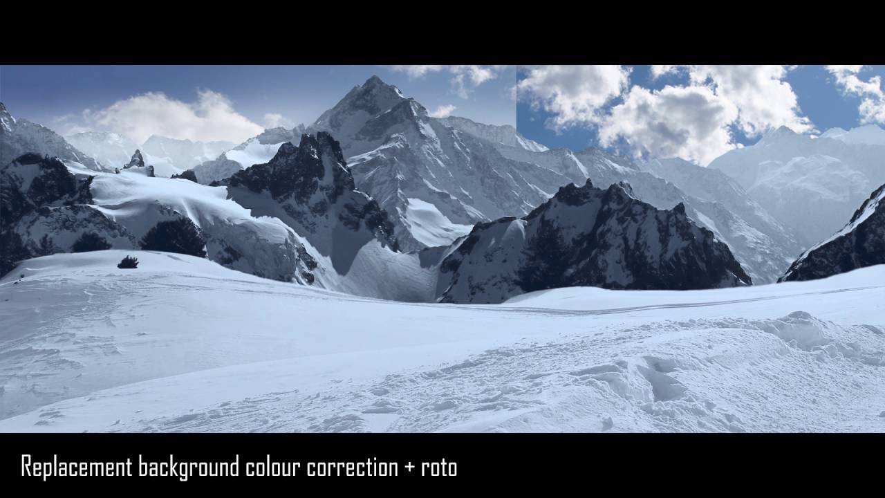 Hasan's Portfolio: Mountain Matte Painting - YouTube