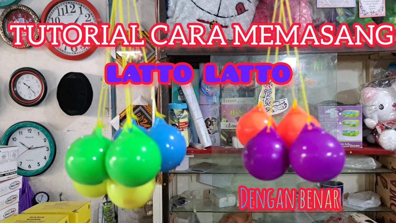 Cara Memasang Latto Latto Yang Benar || Tutorial memasang tali latto latto ||@meutiajaya - YouTube
