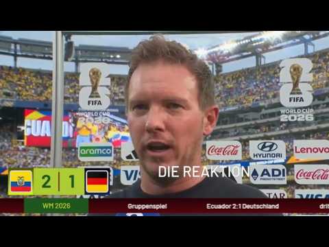 Julian Nagelsmann nach Ecuador 2:1: „Wir waren zu passiv!“ | Interview