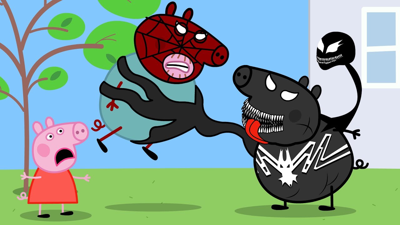 Peppa Spider Pig vs Venom - Continuation - YouTube