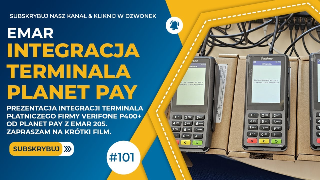 Integracja terminala płatniczego od Planet Pay z Bileterką EMAR 205 ...