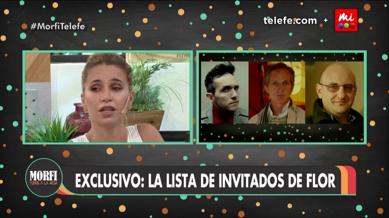 Los invitados a la boda de Flor Peña - Morfi - YouTube