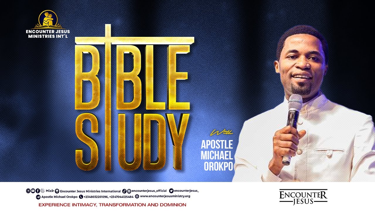 TUESDAY BIBLE STUDY | DIMENSIONS OF INTIMACY | 17.10.2023 | APOSTLE ...
