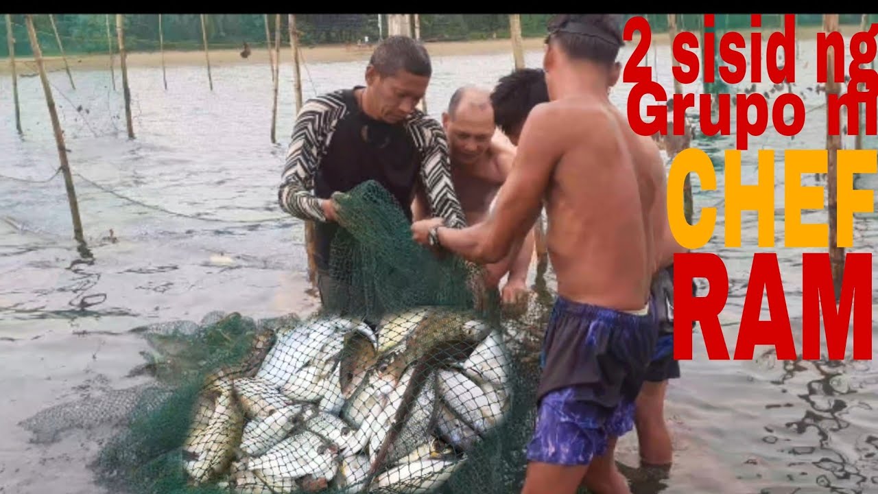 2 sisid ng Grupo ni #CHEF #RAM dami isda - YouTube
