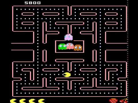 ATARI 7800 Ultra Pac Man PACMAN HACK HOMEBREW - YouTube