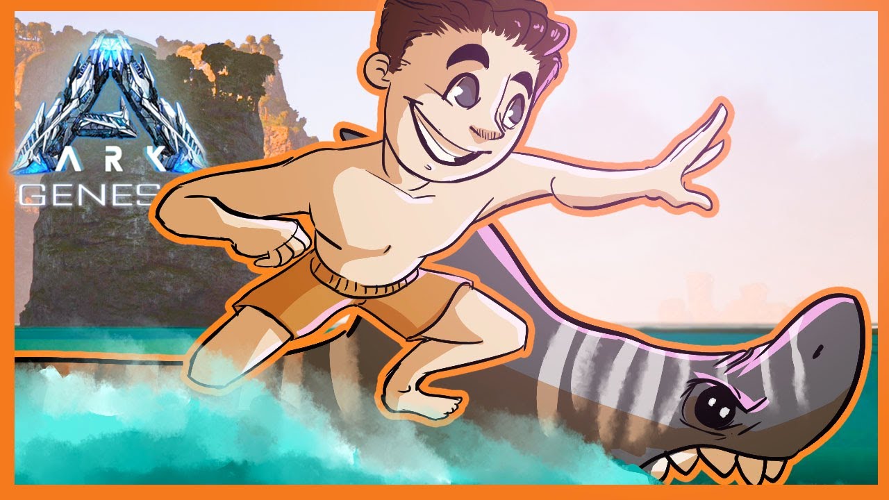 Taming Megalodons for the Turtle Tame! (Ark Genesis Gameplay #10) - YouTube