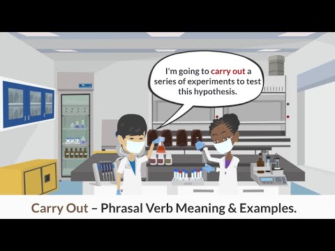 "Carry Out" Phrasal Verb Meaning and Examples || Common English Phrasal ...