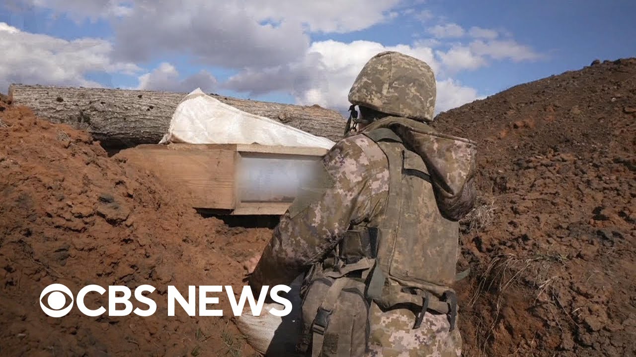 Inside the trenches in Ukraine that were formerly occupied by Russia ...
