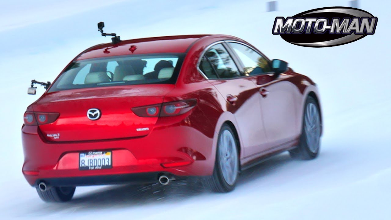 Driving the 2019 Mazda 3 AWD on Snow and Ice! TECH REVIEW - YouTube