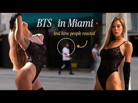 BTS Miami shoot | Public reaction