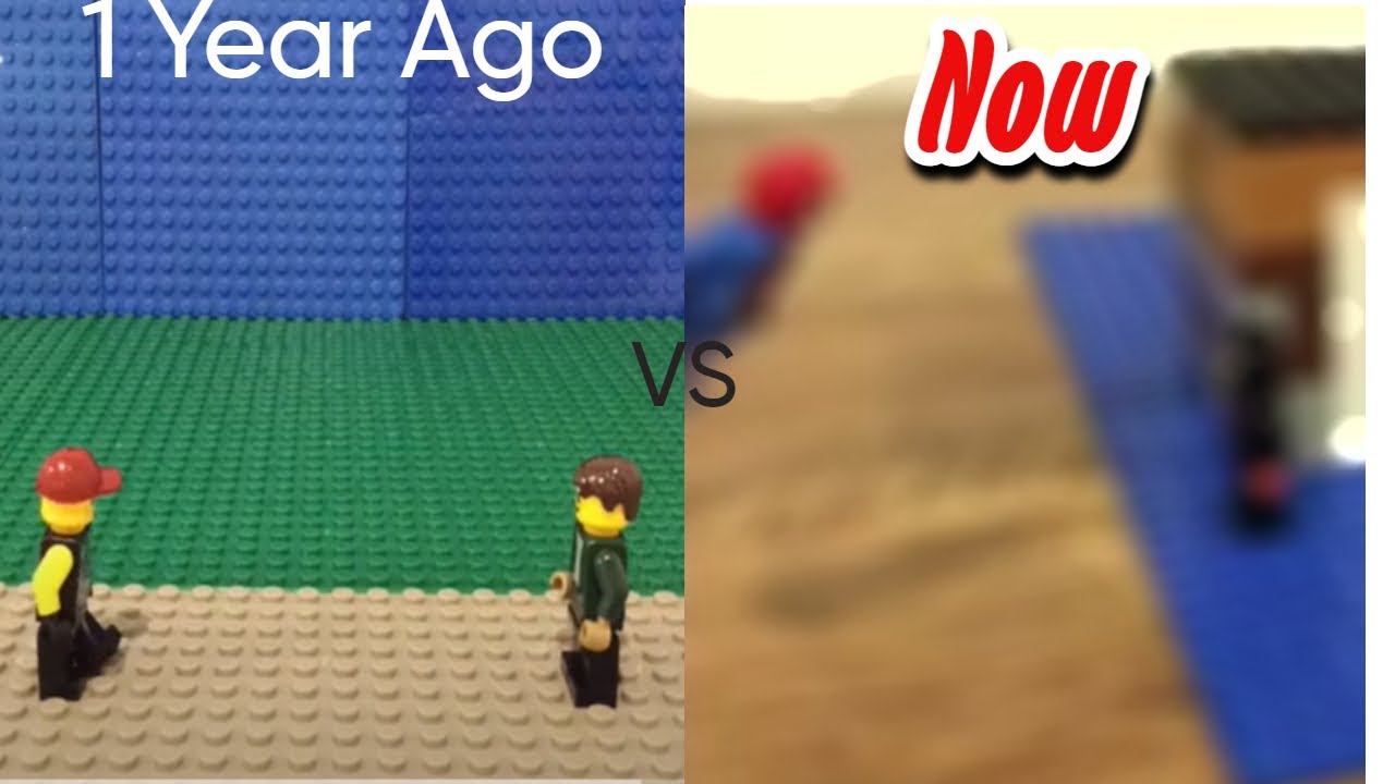 1 Year Ago VS. Now (Stop-Motion) - YouTube