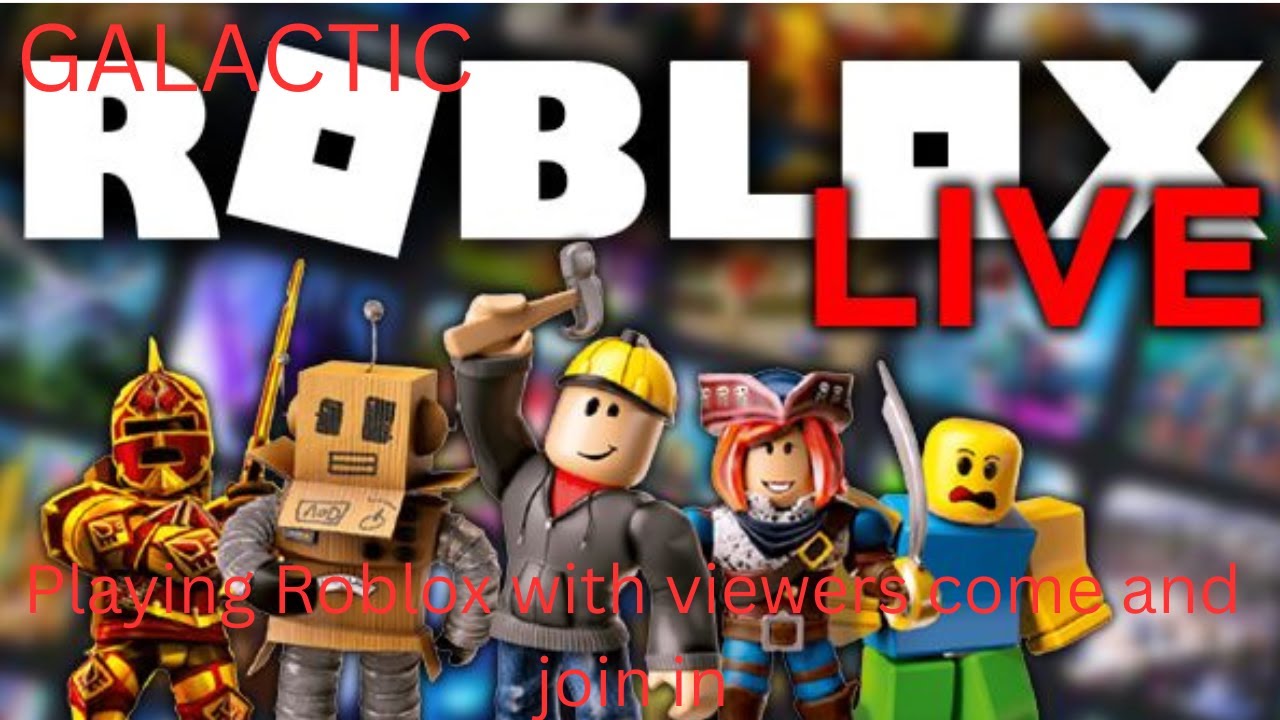Roblox live stream playing with viewers come join in - YouTube