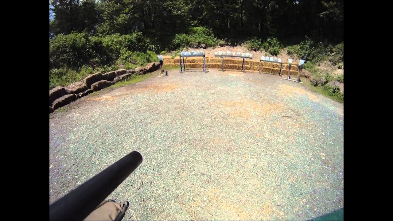 Old Bridge Knockdown Steel Match 6-9-12, pistol and rifle HD - YouTube