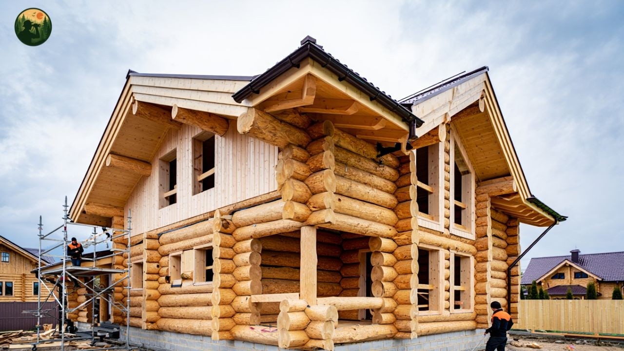 Full Video: Building Massive And Incredibly Unique Wooden House - YouTube