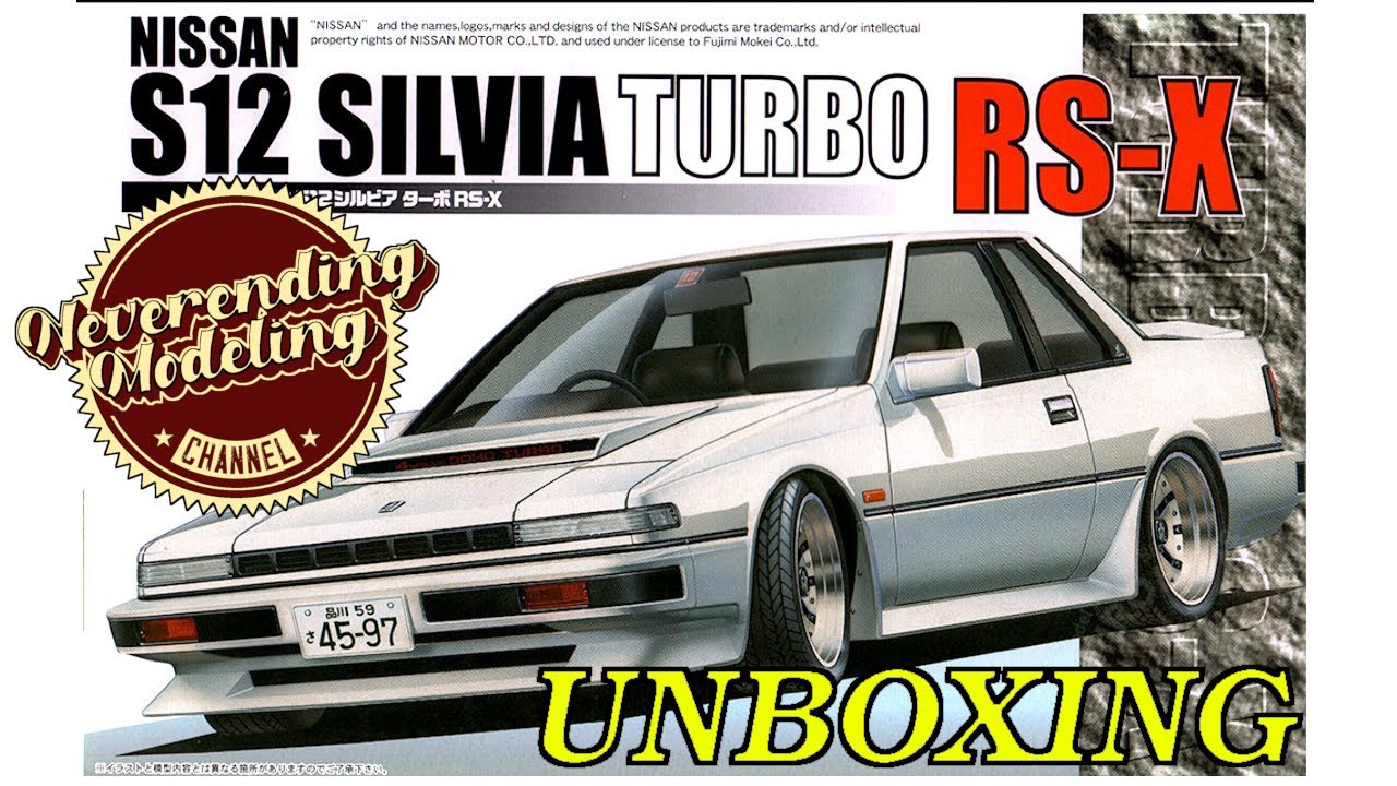 Nissan Silvia S12 TURBO RS-X UNBOXING (Fujimi) - YouTube