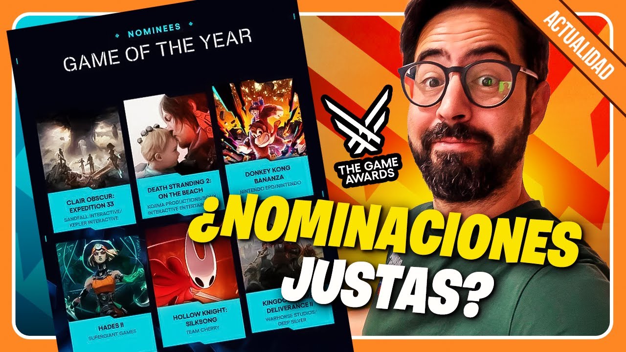 ¿NOMINACIONES JUSTAS en los THE GAME AWARDS 2025? Mi OPINIÓN y MIS ...