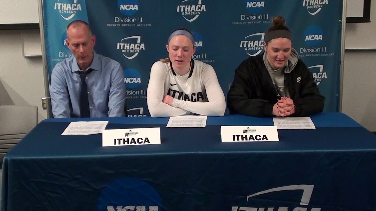 2020 NCAA Tournament Round Two | Press Conference | Ithaca College ...