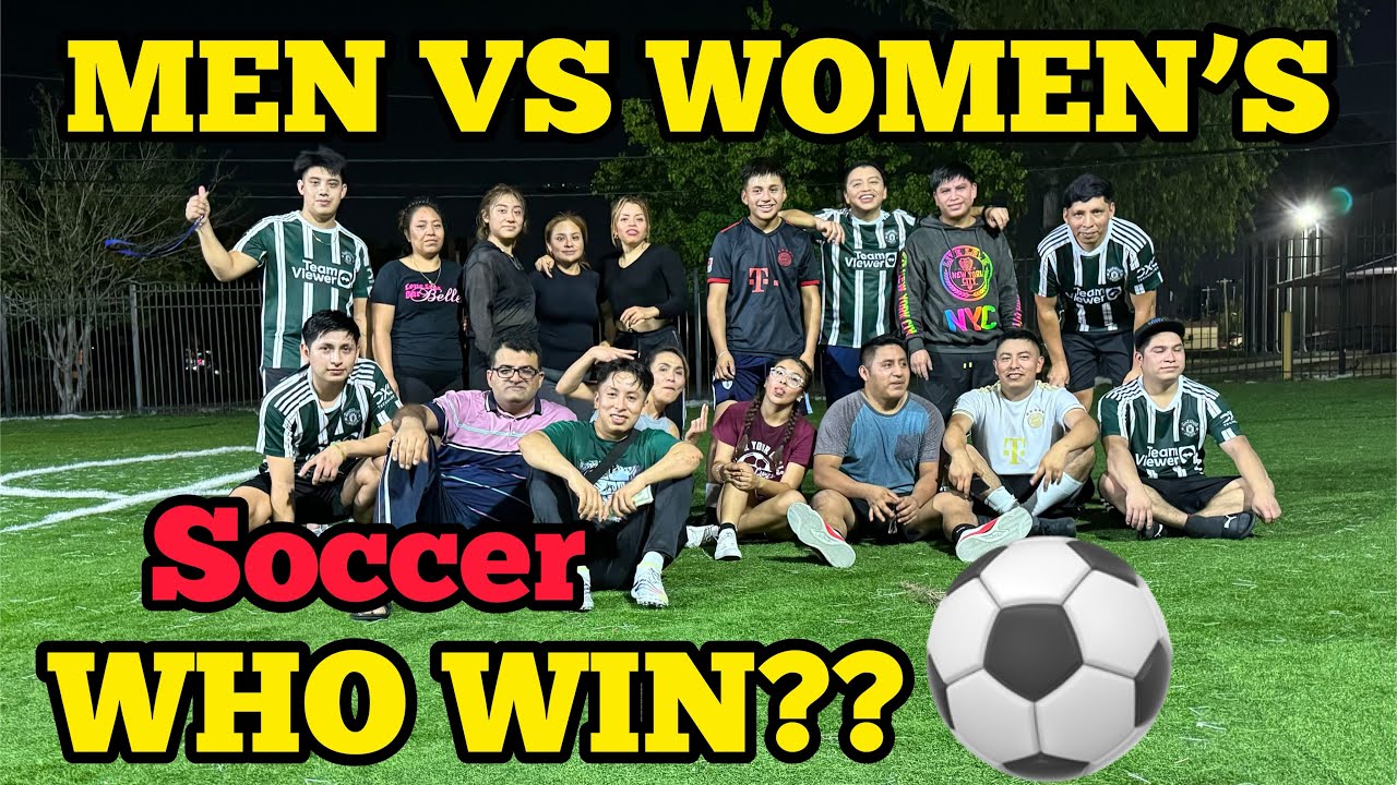 Men vs Woman’s soccer game | kon jeeta football ka match - YouTube