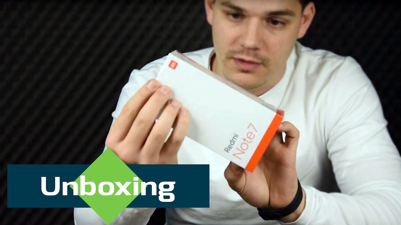 Xiaomi Redmi Note 7 Unboxing - What's inside the box? - YouTube