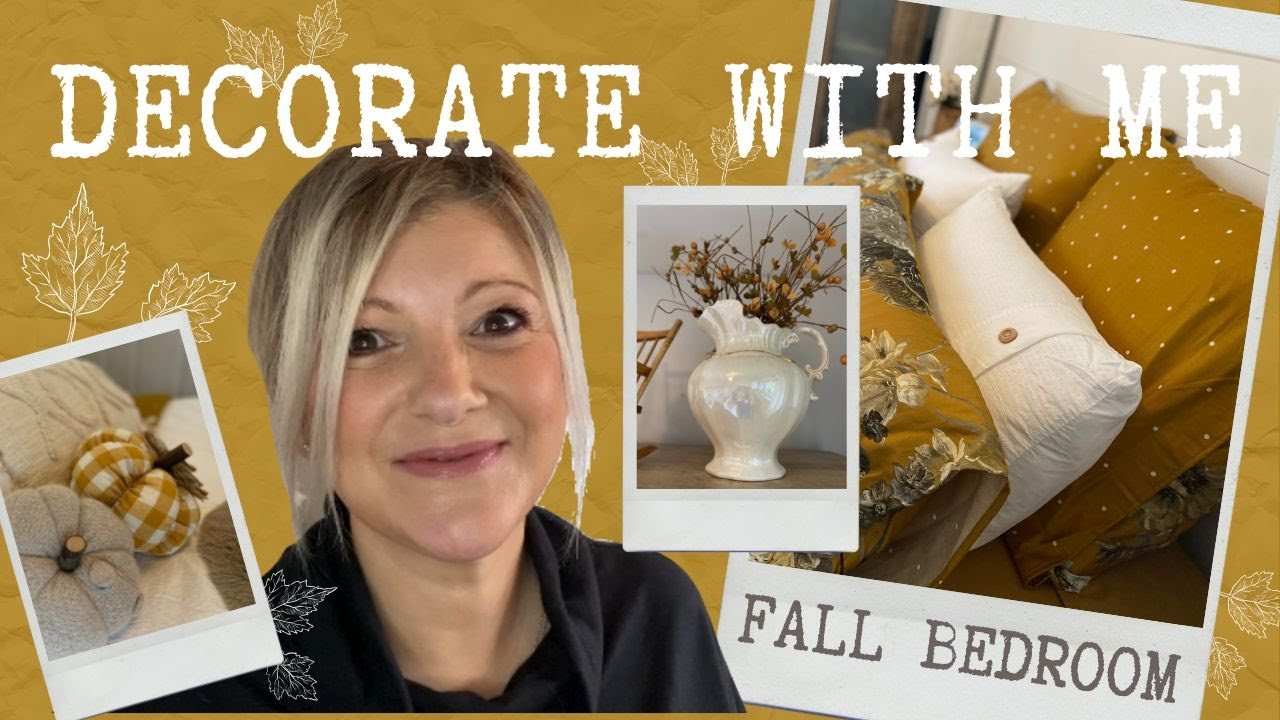 FALL DECORATE WITH ME/FALL BEDROOM MAKEOVER/FRESH/FALL DECOR - YouTube