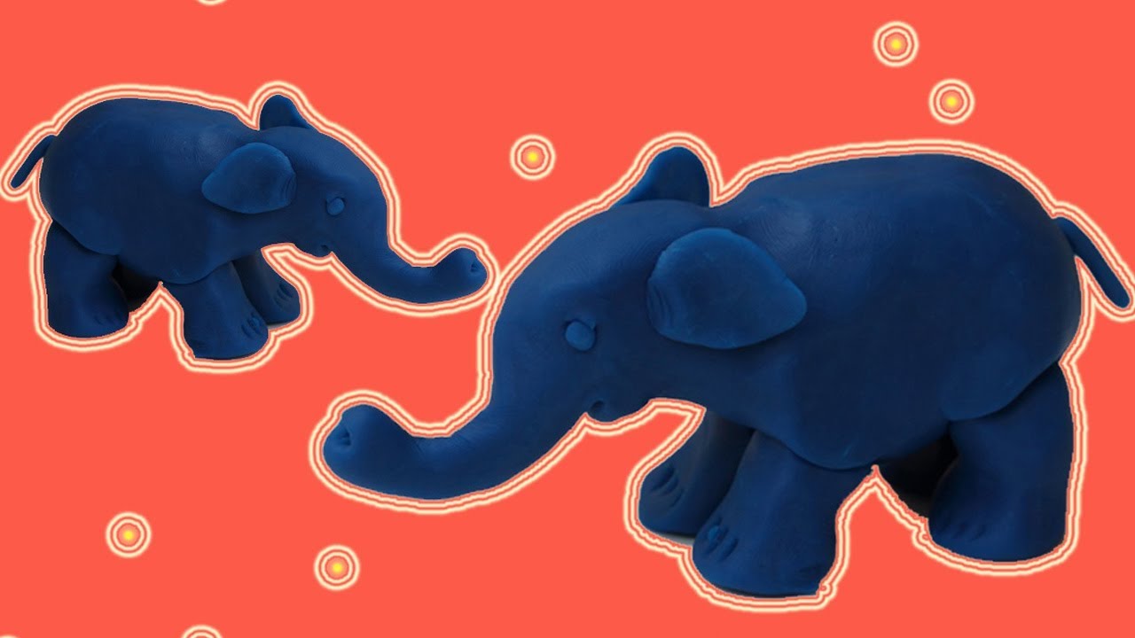 Play-Doh Creative Elephant for Children | Kids Fun Learning Videos with ...