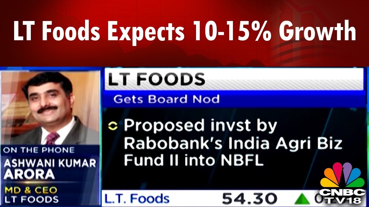 LT Foods Expects 10-15% Growth From Organic Business | CNBC TV18 - YouTube