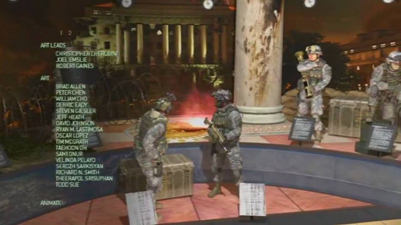 SPOILER!! MW2 Very End Plus Credits - YouTube