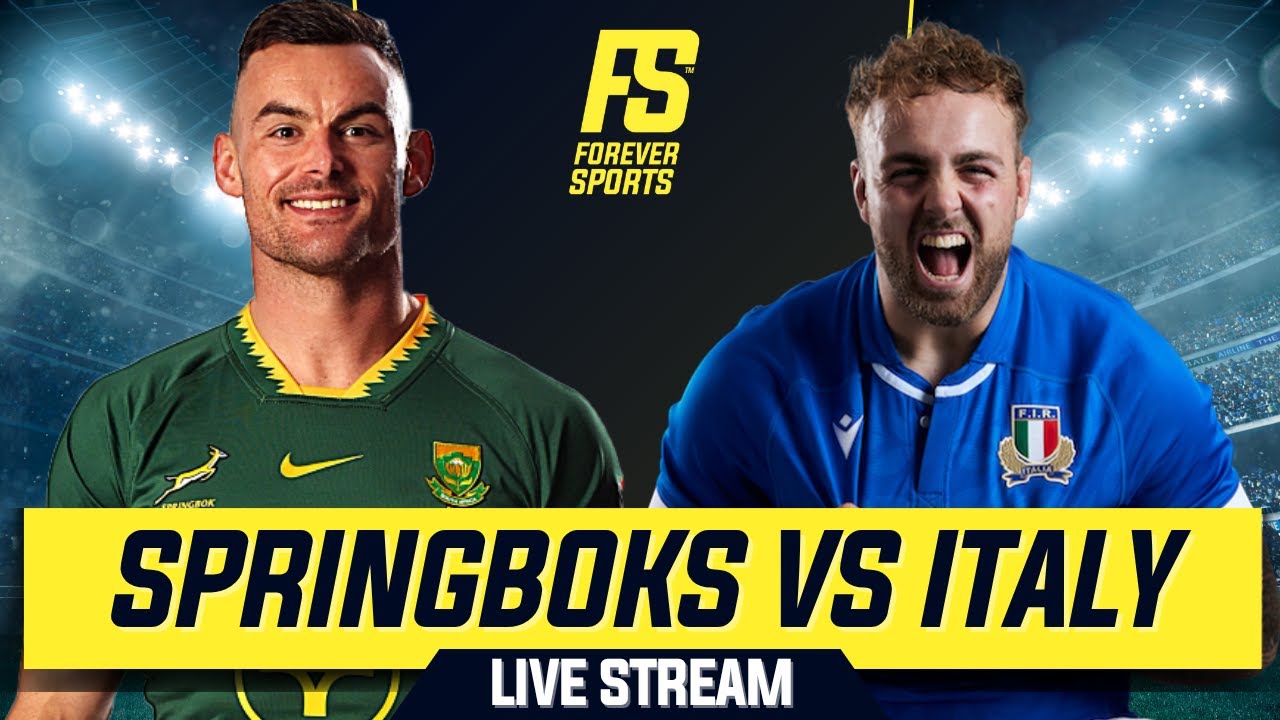 SPRINGBOKS vs ITALY 2025 LIVE | Italy vs South Africa Live Watchalong ...