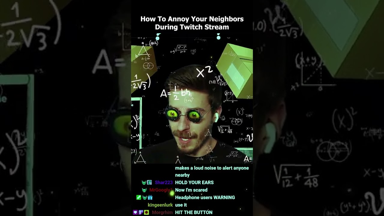 Twitch Stream Fail Alerted My Neighbors #shorts - YouTube