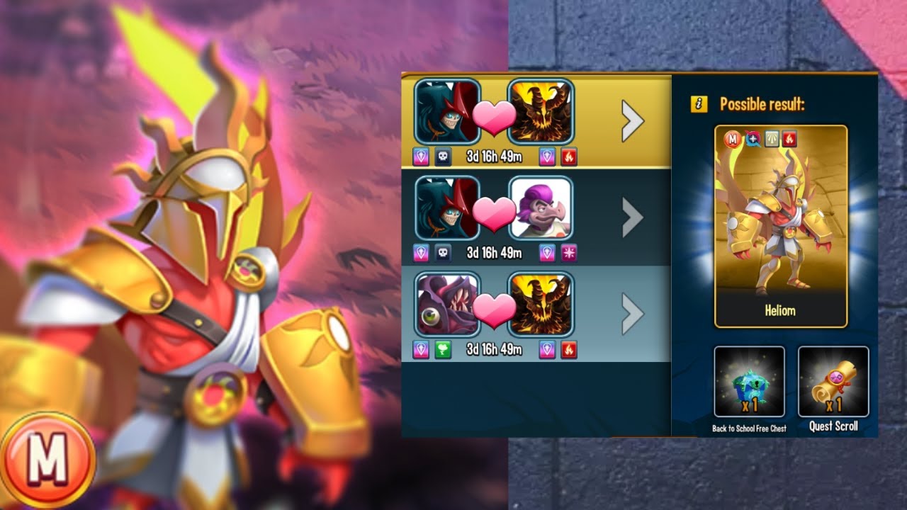 Monster Legends - Heliom Quest - YouTube